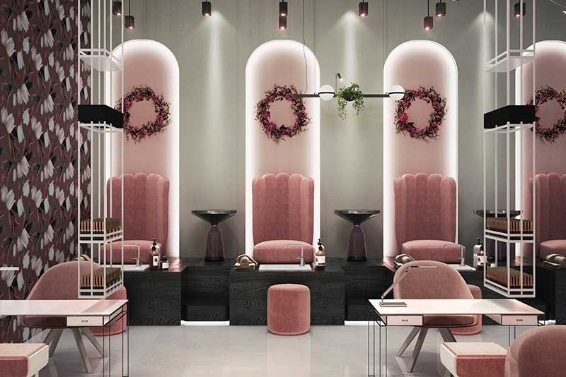 Ladies Salon - Yaser Fanari Architectural Solutions and Fit-Out